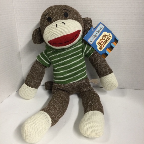 Dan Dee | Toys | Dan Dee Cuddle Classic Sock Monkey Plush Toy Brown And ...